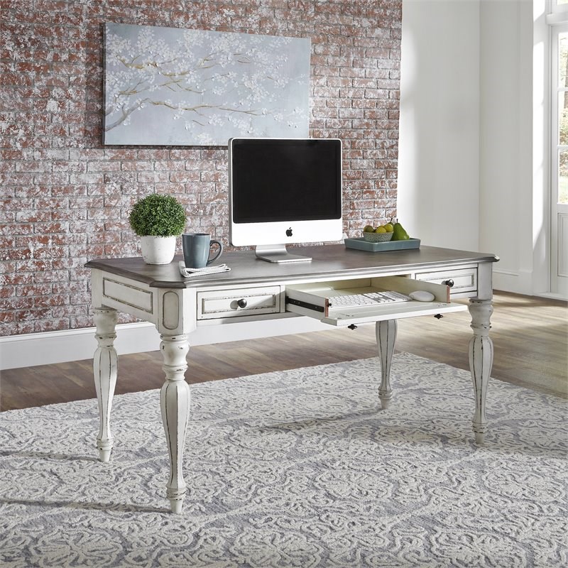 Magnolia Manor White Writing Desk | Homesquare
