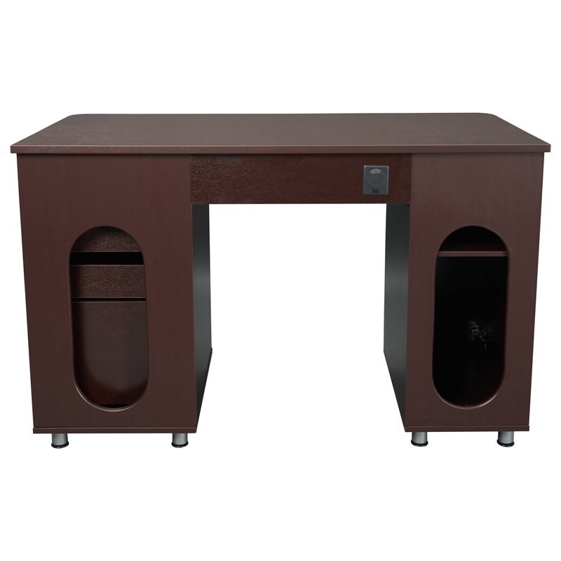 Techni Mobili Chocolate Computer Desk | Homesquare