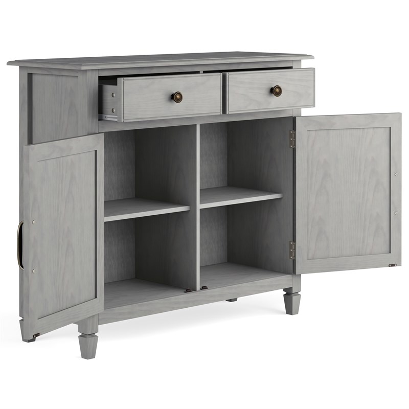 Connaught SOLID WOOD 40" Wide Traditional Entryway Storage Cabinet in ...