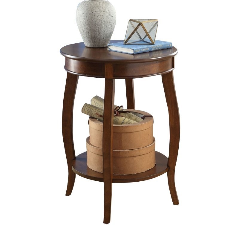 ACME Aberta End Table in Walnut | Homesquare