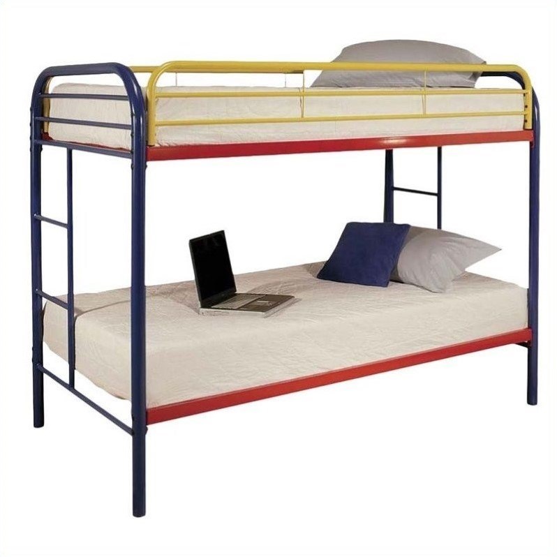 ACME Furniture Thomas Twin Bunk Bed in Rainbow | Homesquare