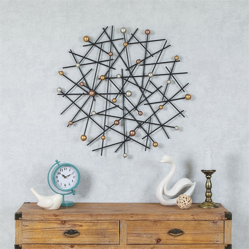 abstract pins metal wall art - pr-4753-1935013