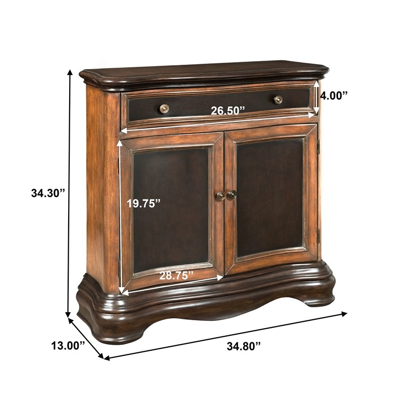 Brown Two Tone Hall Chest | Homesquare
