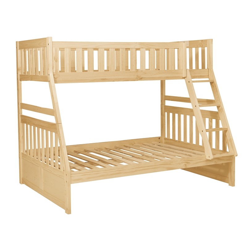 Lexicon Contemporary Wood and MDF Board Twin/Full Bunk Bed in Natural ...