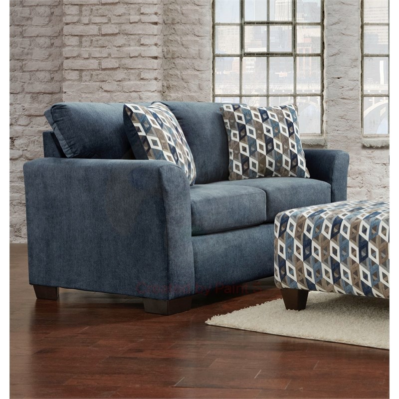 Neoliving Olivia 3-Piece Set with Fabric Sofa/Loveseat & Ottoman in ...