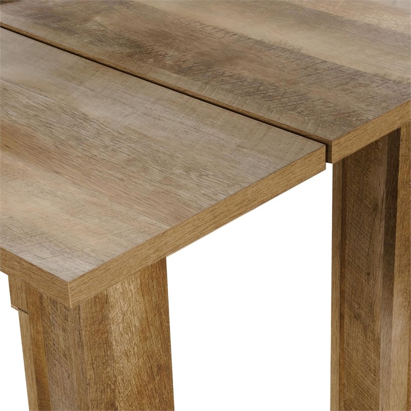 Boone Mountain Engineered Wood Counter Height Dining Table in Craftsman ...