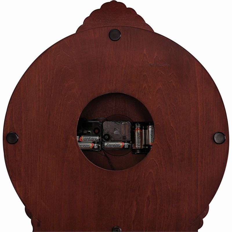 Coaster Grandfather Clock with Chime in Reddish Brown | Homesquare