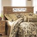 ashley furniture bittersweet full queen panel headboard in brown - b219-55